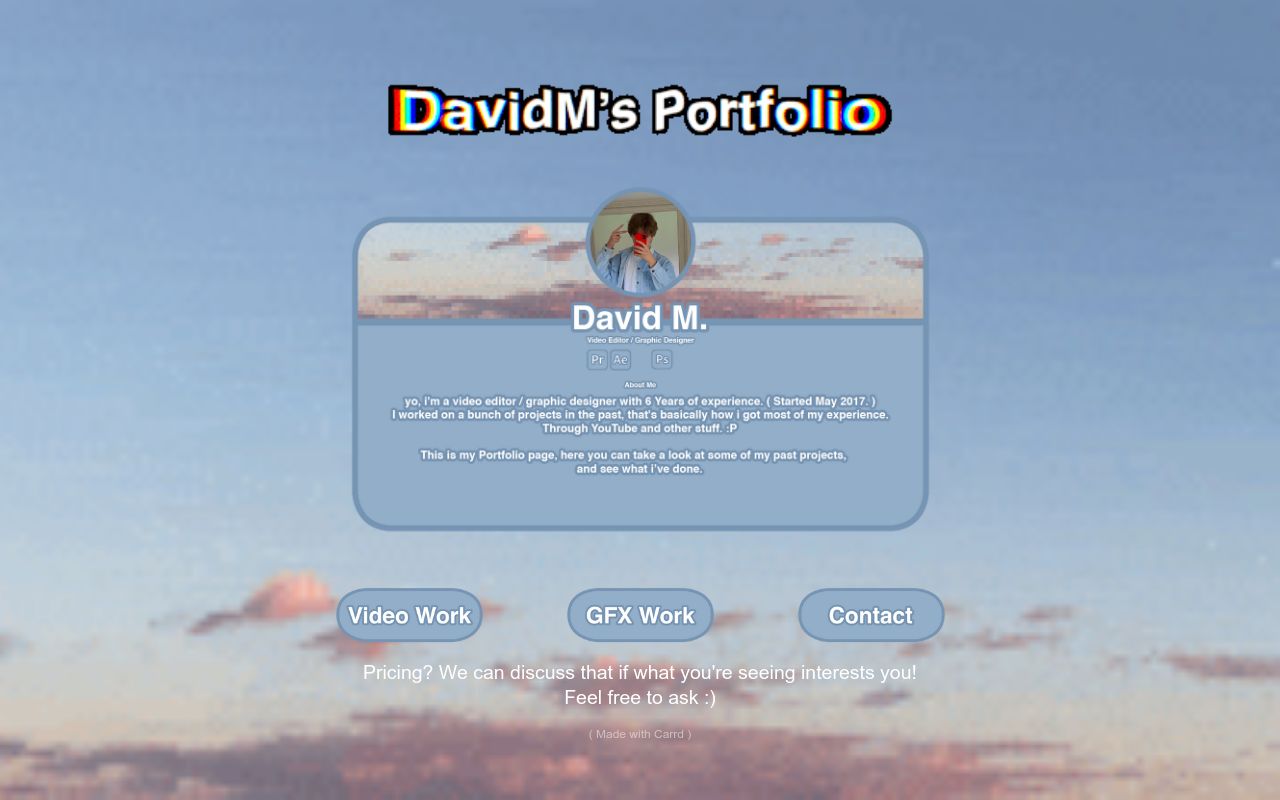 DavidM's Portfolio